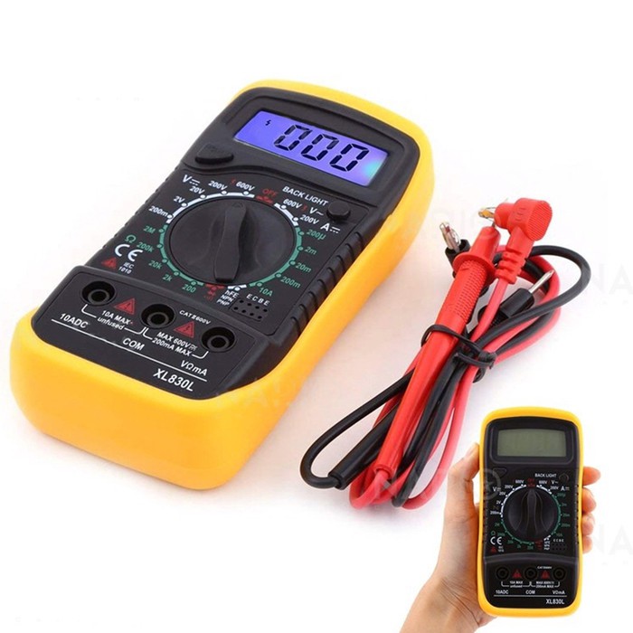Jual MINI MULTIMETER AVOMETER MULTITESTER DIGITAL XL830L TESTER MINI ...