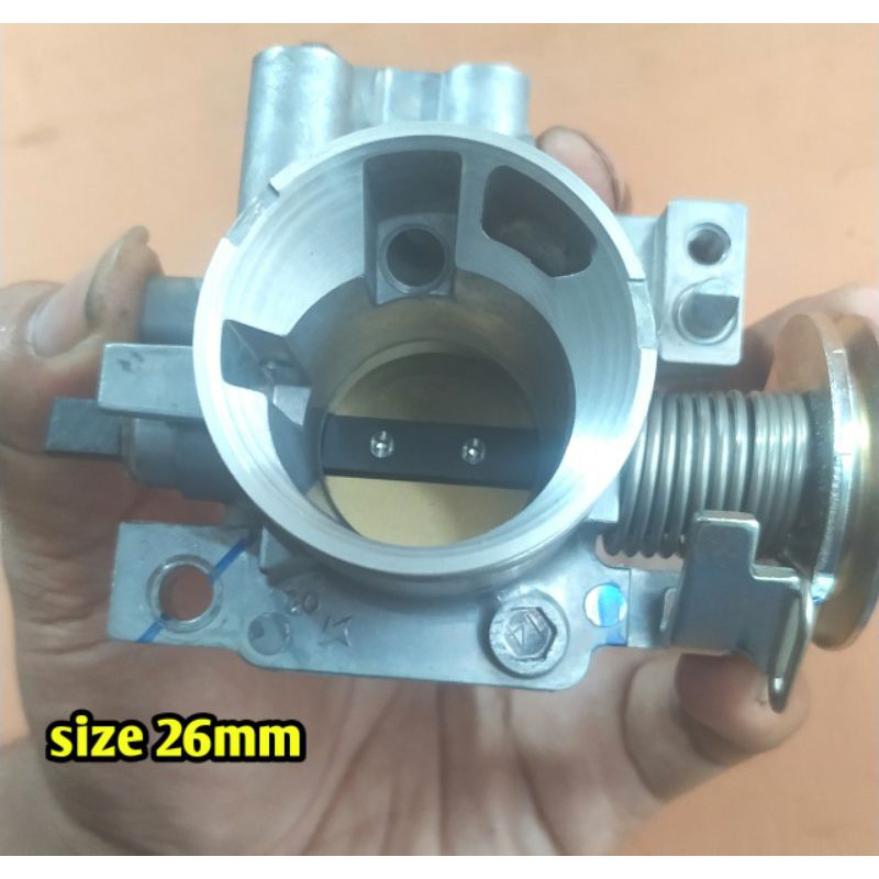 Jual throttle body racing beat scoopy fi/esp 26 mm set manifold ...