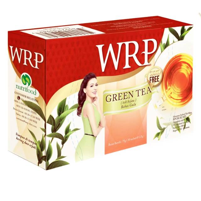 Jual WRP Greentea 30sachet. Teh diet untuk memblock karbohidrat dan ...