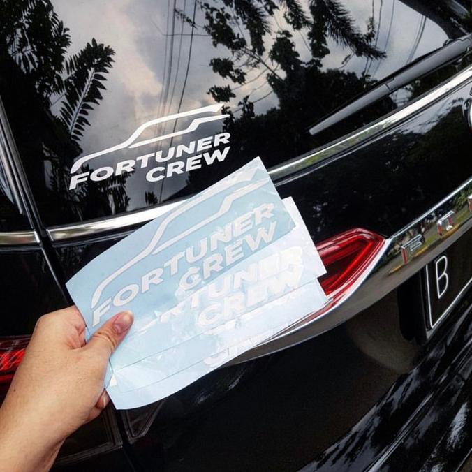 Jual Sticker Logo Fortuner Crew | Shopee Indonesia