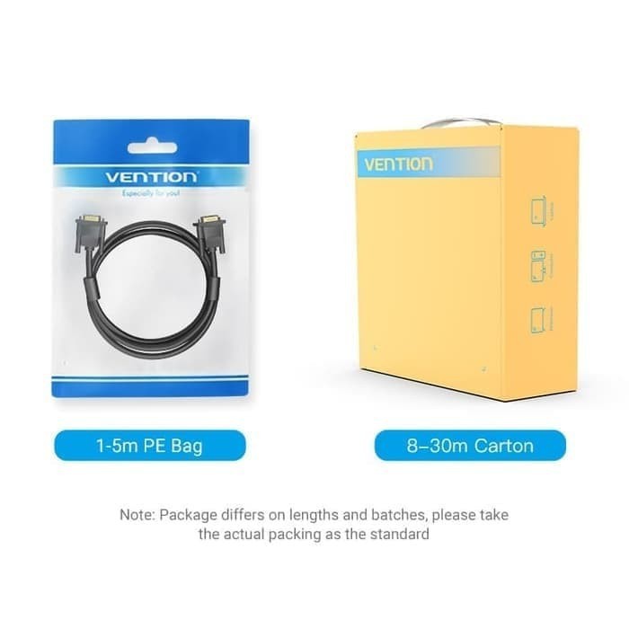 Jual Vention DAE Kabel VGA 15M 3+6 Male to Male with Ferrite Cores Gold | Shopee Indonesia