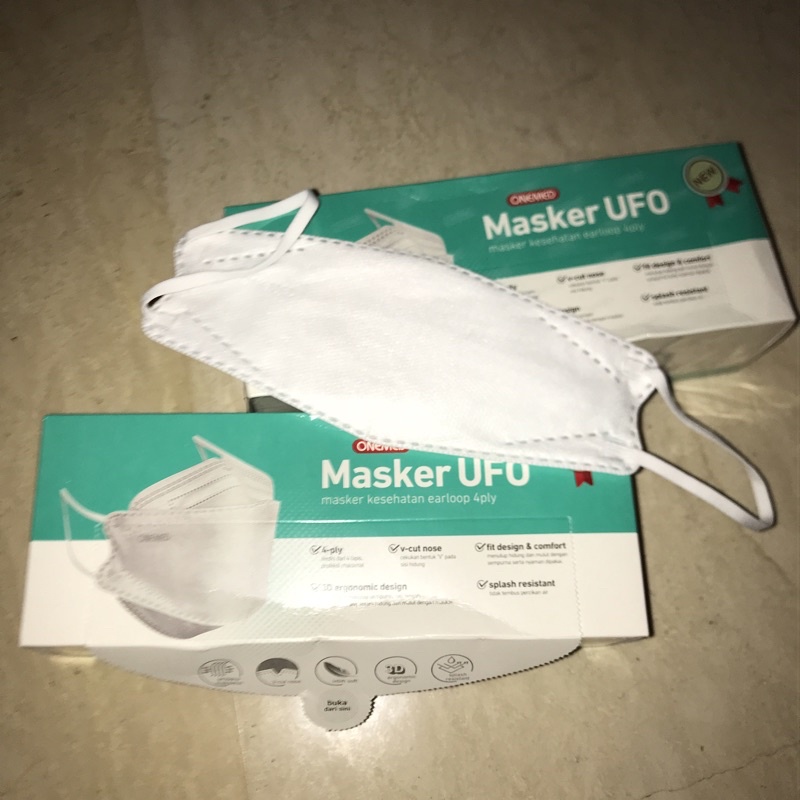 Jual ECER MASKER UFO ONEMED KUALITAS PREMIUM ORIGINAL ASLI | Shopee ...