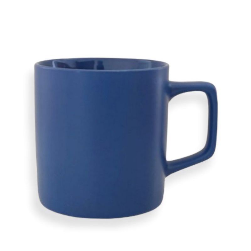 Jual mug keramik biru doff/mug keramik porcelain/mug keramik | Shopee ...