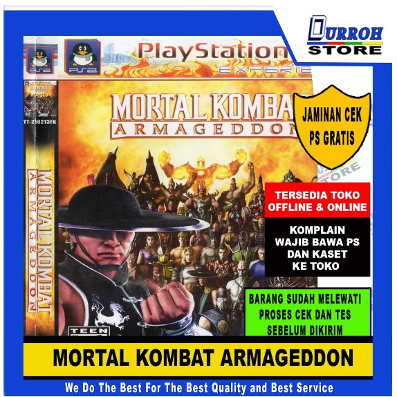 Jual Kaset PS 2 / Playstation 2 MORTAL KOMBAT ARMAGEDDON | Shopee Indonesia