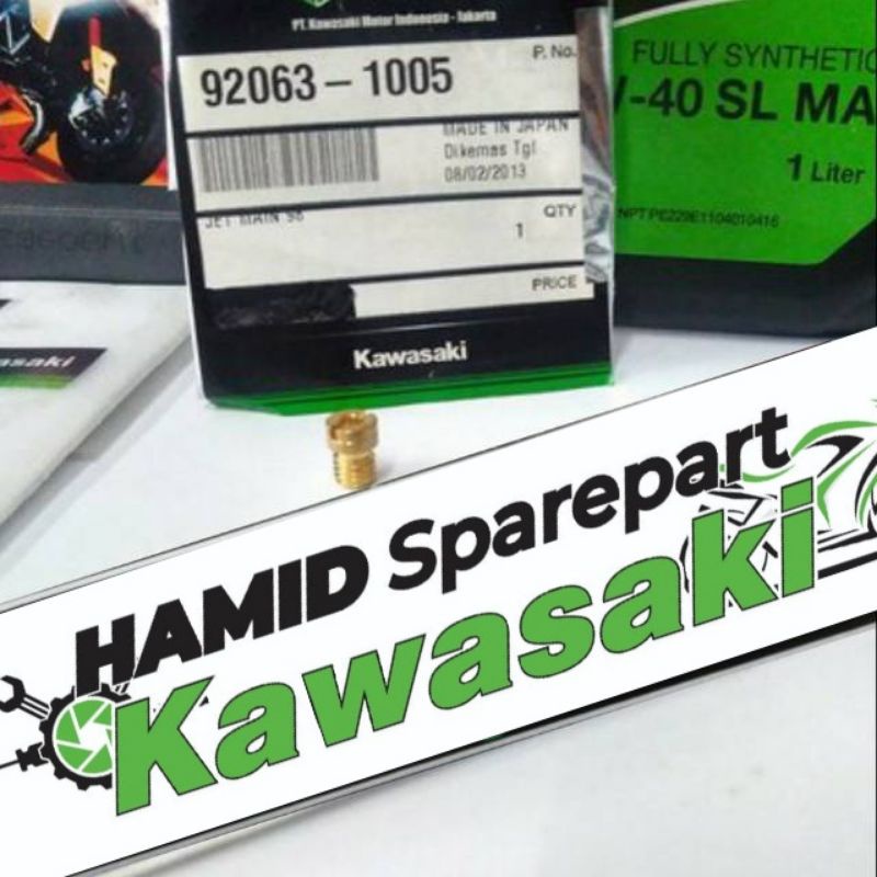Jual Main jet ukuran 98 ninja 250 original kawasaki KGP | Shopee Indonesia