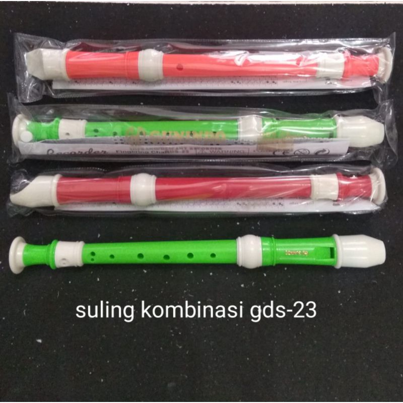Jual Suling / Seruling / Recorder Gunindo Warna Kombinasi Solid ...