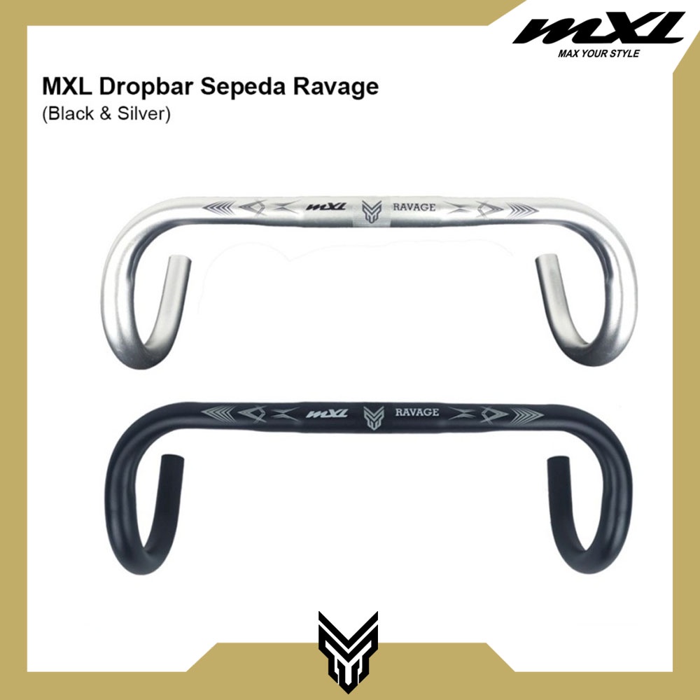 Jual MXL Stang Sepeda Bicycle Dropbar Ravage Alloy Steel Besi Anti Karat Setir Gagang Sepeda ...