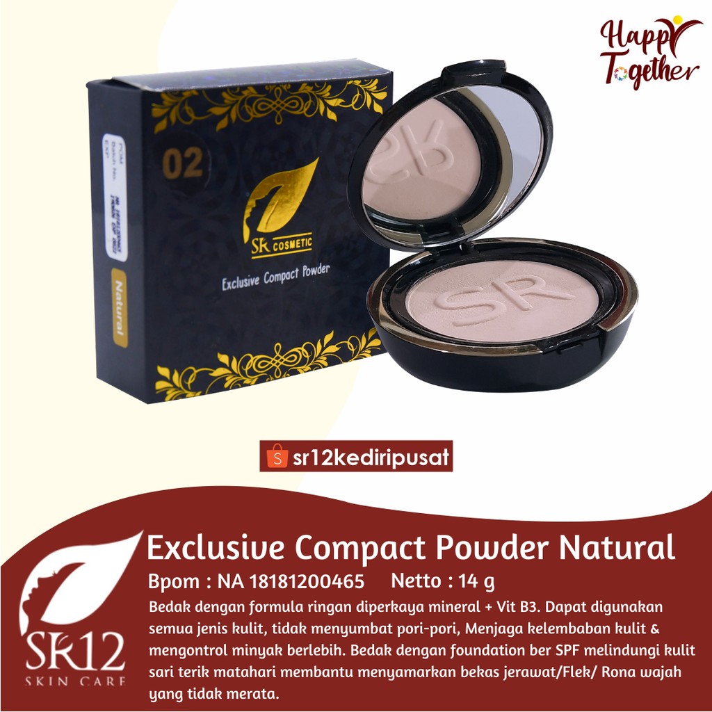 Jual EXCLUSIVE COMPACT POWDER SR12 - BEDAK PADAT SR12 - BEDAK PLUS ...