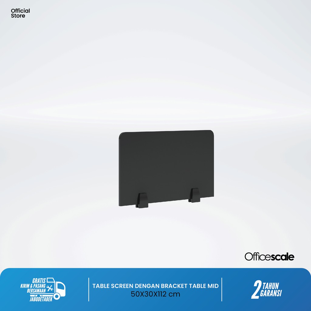Jual Officescale Tabel Screen + Bracket Table Mid | Shopee Indonesia