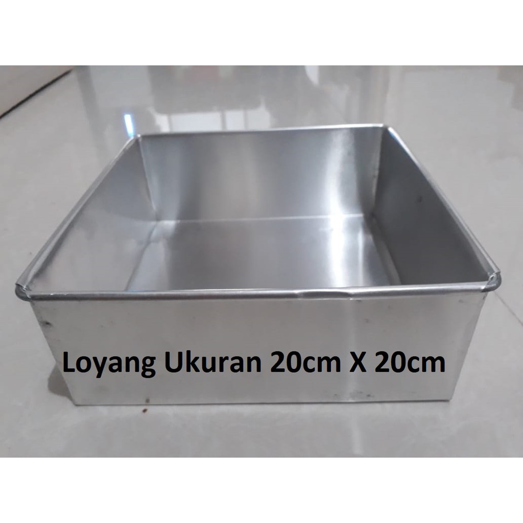 Jual Loyang Persegi Ukuran 20cm X 20cm | Shopee Indonesia