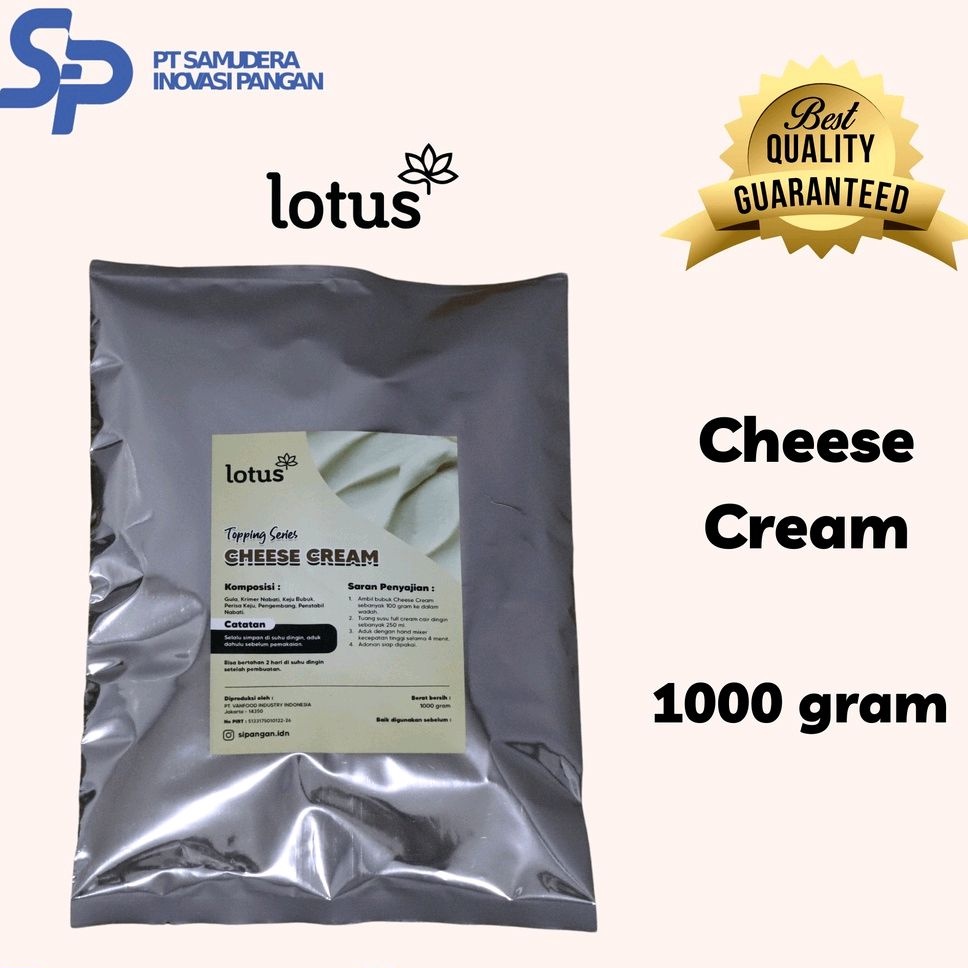 Jual Lotus Macchiato Cheese Cream - Premix Topping Minuman / Cheese ...