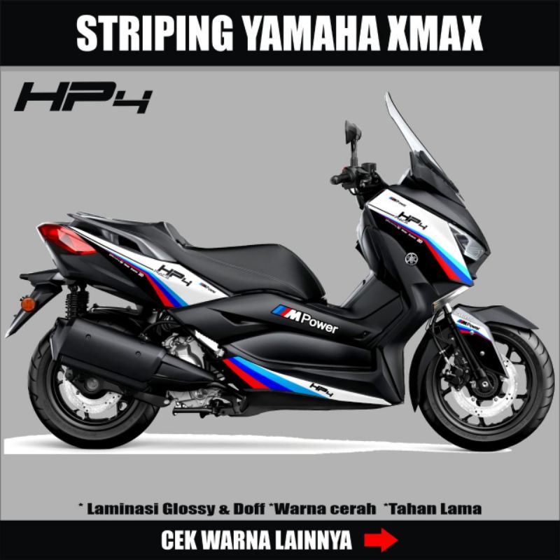 Jual Cutting Striping Yamaha Xmax Decal Lis body Motor Xmax Stiker ...