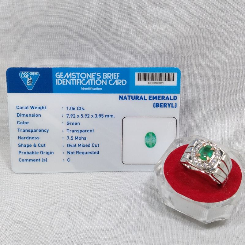 Jual BATU ZAMRUD COLOMBIA BERSERTIFIKAT MEMO LAB ASLI NATURAL | Shopee ...