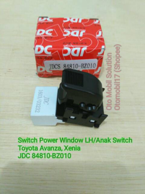 Jual Anak Switch Power Window Avanza Xenia JDC 84810-BZ010 Original ...