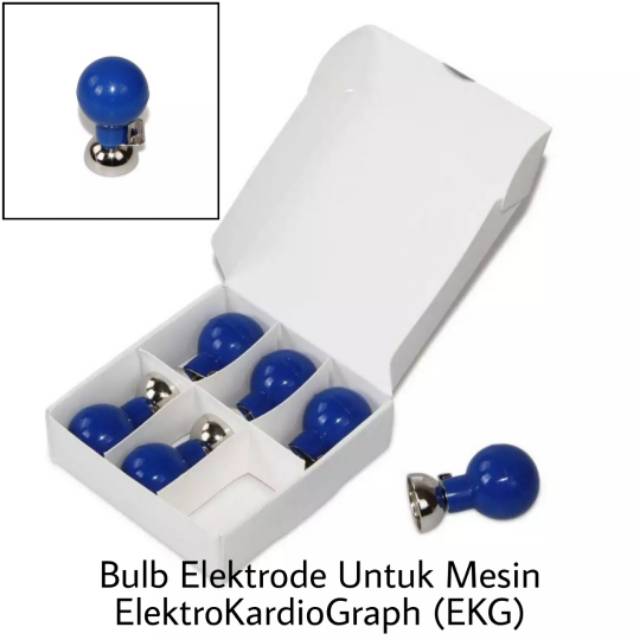 Jual Electrode Bulb ECG Bola EKG Elektroda 1 Set Isi 6 Elektrode ...
