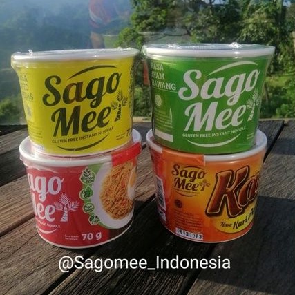 Jual SAGO MEE PAKET 4 CUP A SAGOMEE MIE INSTAN ENAK SEHAT GLUTEN FREE ...