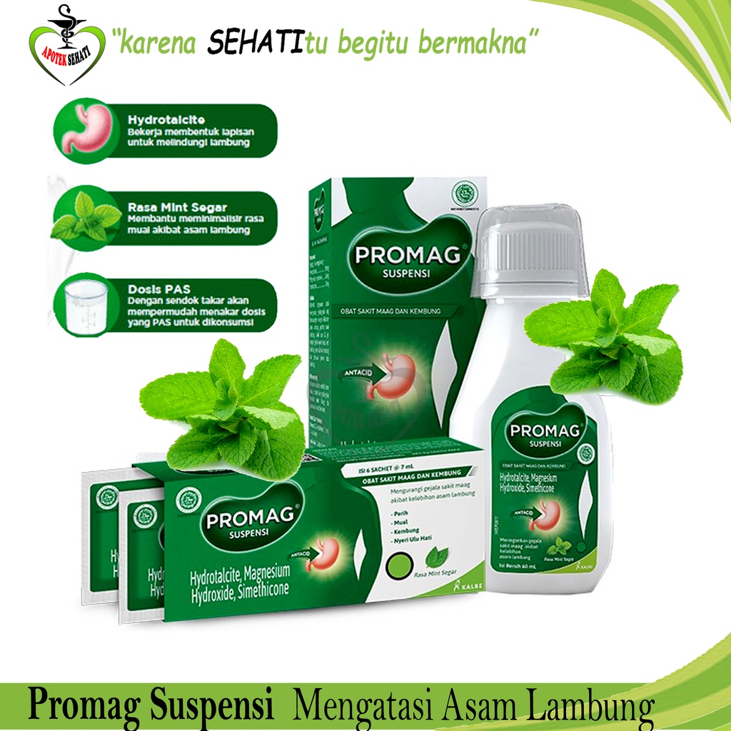 Jual Promag Suspensi Sirup Obat Sakit Maag Kembung Asam Lambung ...