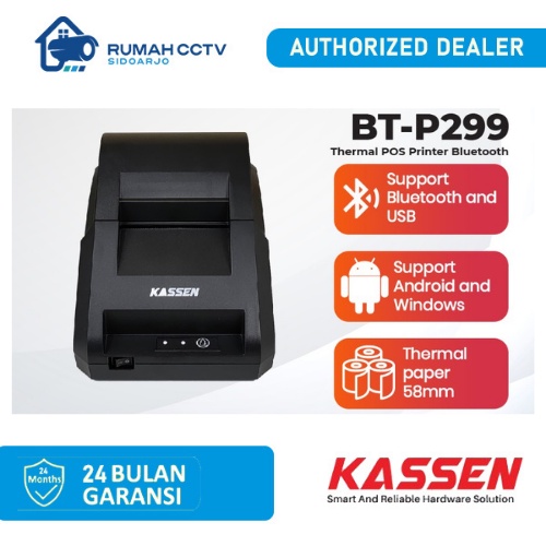 Jual Printer Kertas Bon Struk Thermal KASSEN BT-P299 (READY STOCK ...