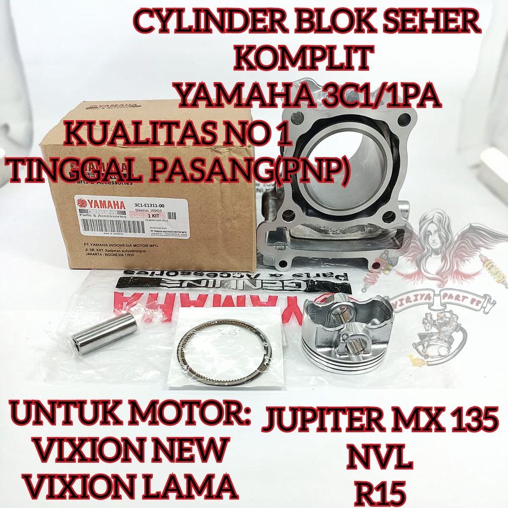 Jual CYLINDER BLOK SEHER PISTON RING KOMPLIT YAMAHA 3C1 KUALITAS ASLI ORIGINAL YAMAHA YGP ...