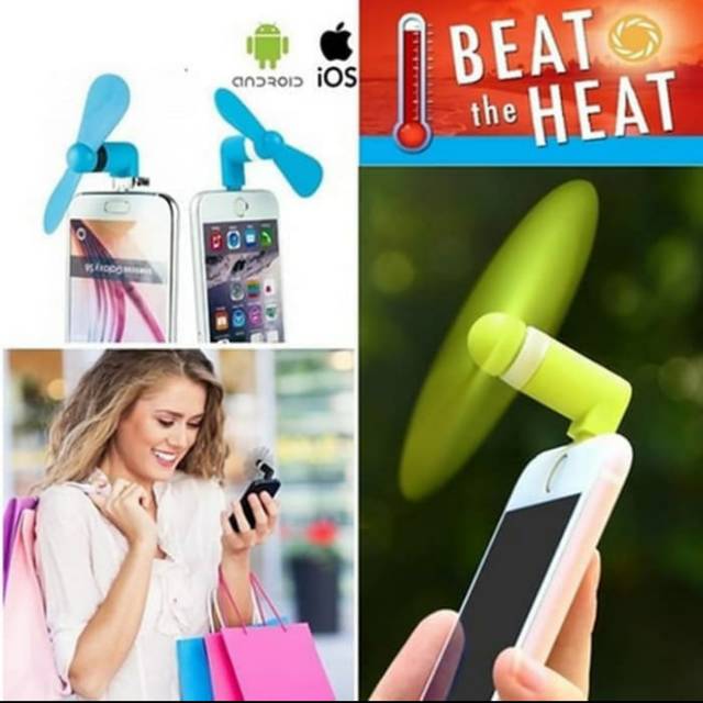 Jual Kipas mini Fan Colokan HP Micro - READY MAKASSAR | Shopee Indonesia