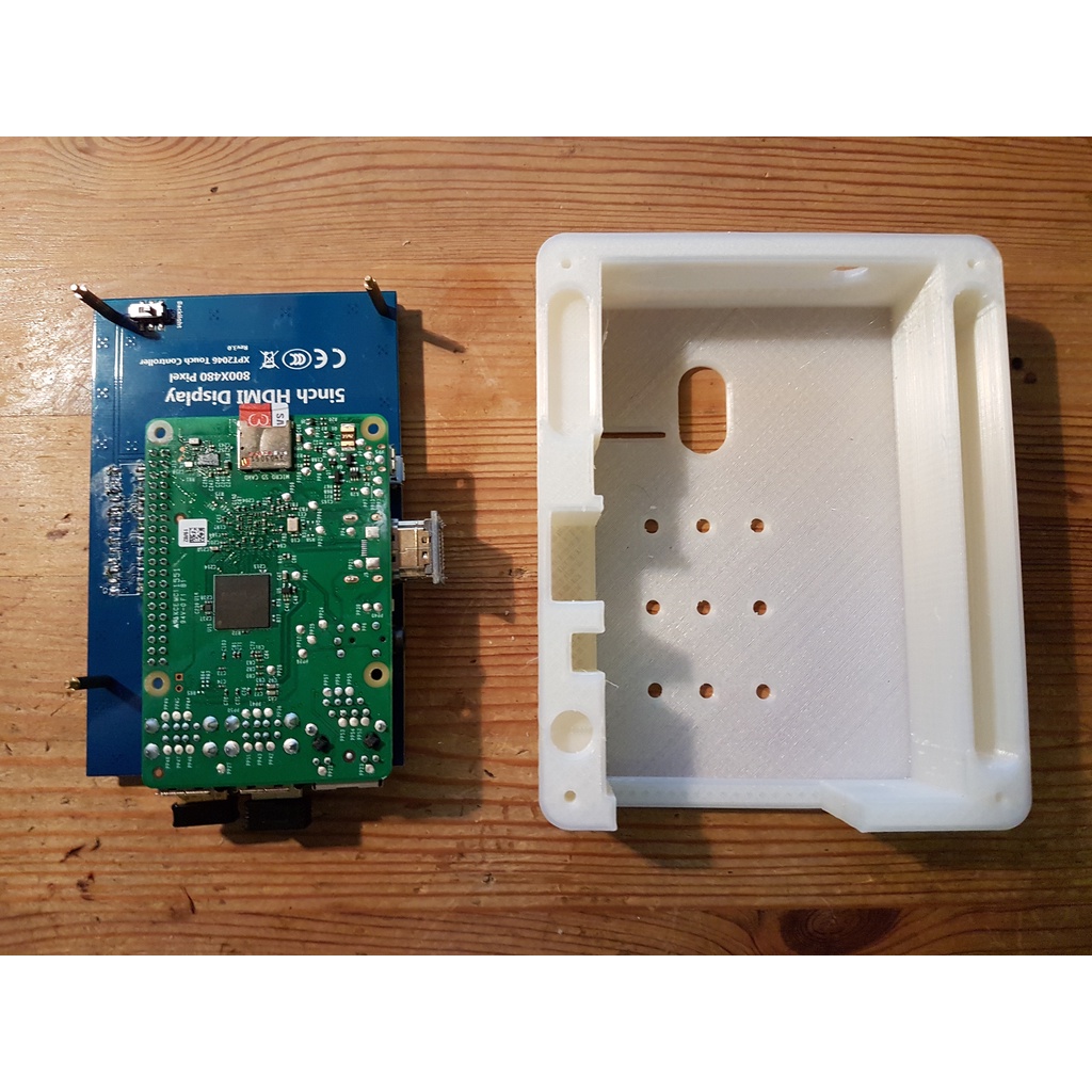 Jual Casing LCD 5 Inch Raspberry Pi 3 Model B+ Waveshare 800x480 No ...