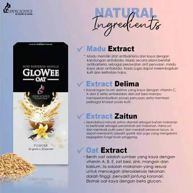 Jual GLOWEE OAT 13 SACHET ORIGINAL | Shopee Indonesia