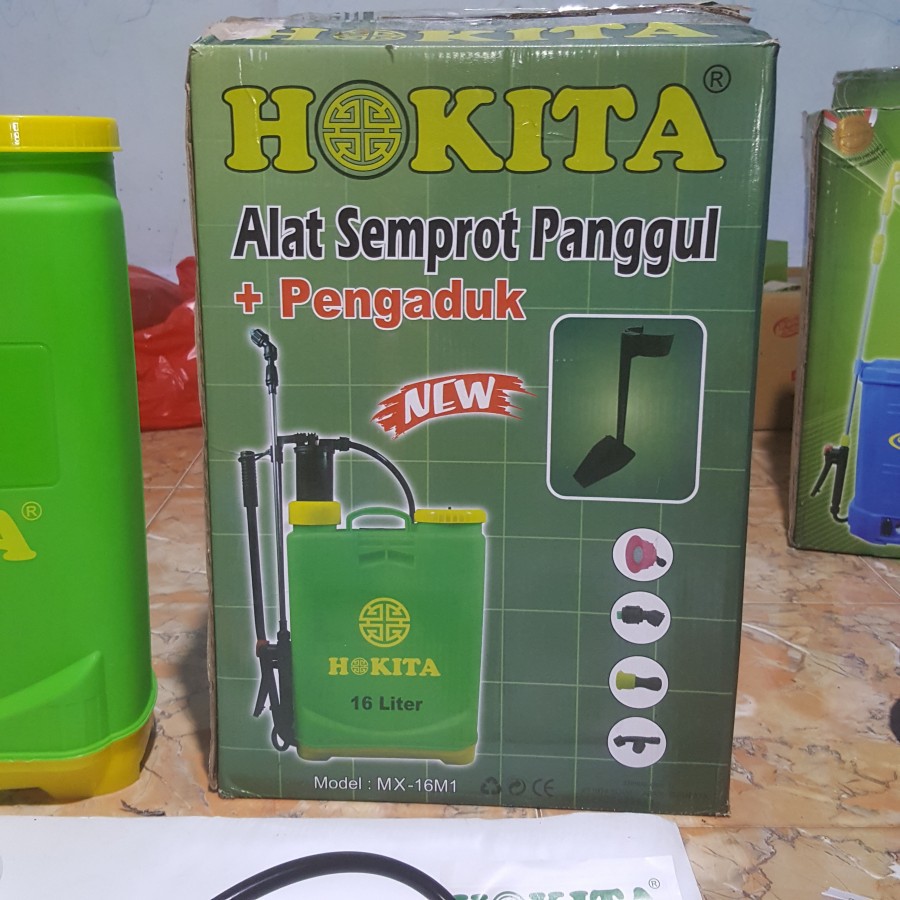 Jual Tank Sprayer Manual Tangki Semprot Merk HOKITA Kapasitas 16 Liter ...