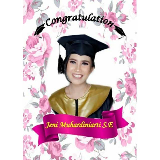 Jual Kado wisuda/frame wisuda/pigura wisuda/design foto wisuda | Shopee ...