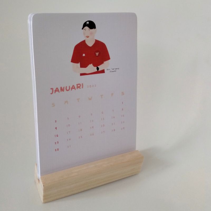 Jual Kalender Meja Estetik Edisi Sepakbola AFF 2020 | Shopee Indonesia