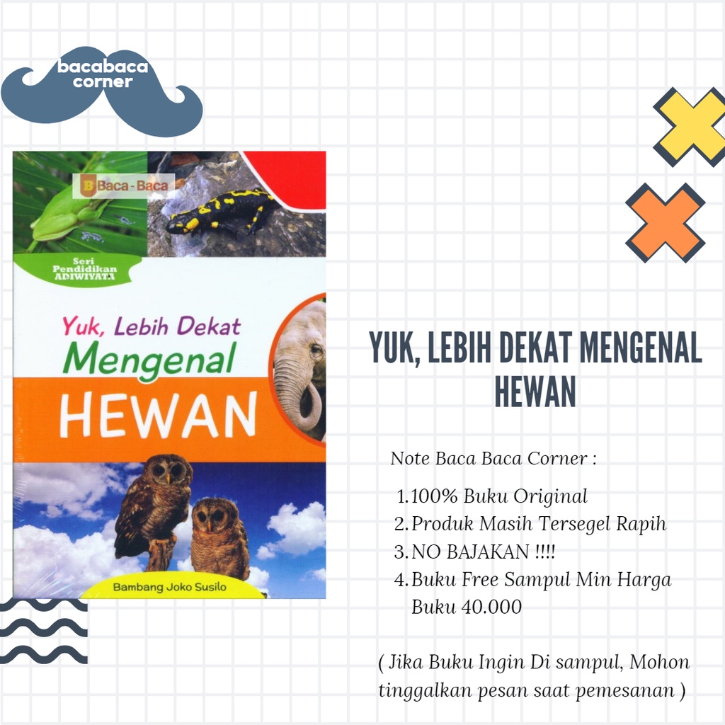 Jual YUK, LEBIH DEKAT MENGENAL HEWAN - Buku Anak | Shopee Indonesia Jual YUK, LEBIH DEKAT MENGENAL HEWAN - Buku Anak | Shopee Indonesia