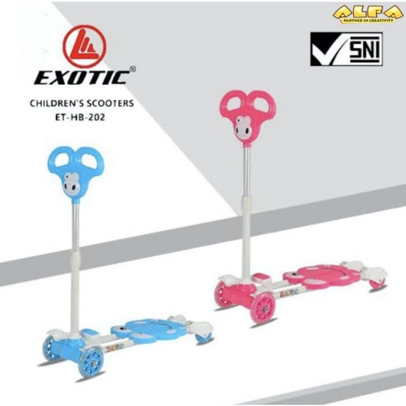 Jual Scooter Exotic HB 202 Model Gunting / HB 002 Murah / Scooter ...