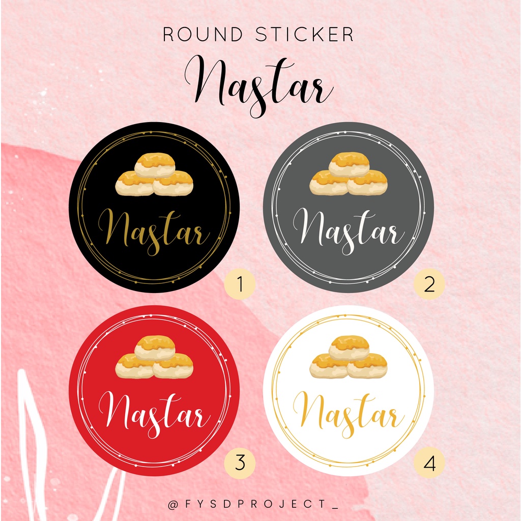 Jual Stiker Nastar / Stiker Kue Lebaran | Shopee Indonesia