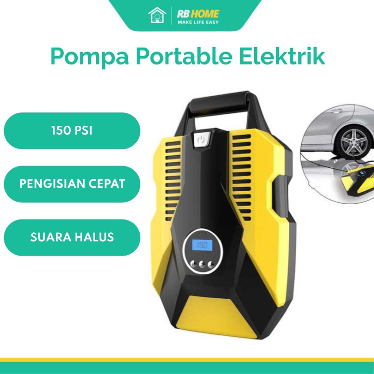 Jual Pompa Ban Mobil | Pompa Angin Elektrik | Pompa Ban Portable ...