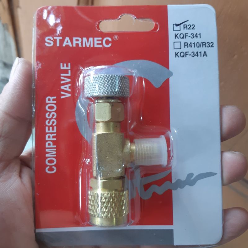 Jual nepel adaptor R22 ke R22 model kran safety / triway valve | Shopee ...