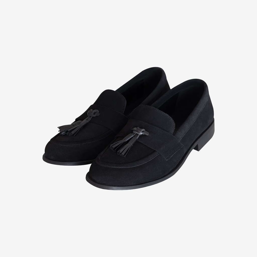 Jual ZABRE SHOES - Loafers Suede Black | Shopee Indonesia