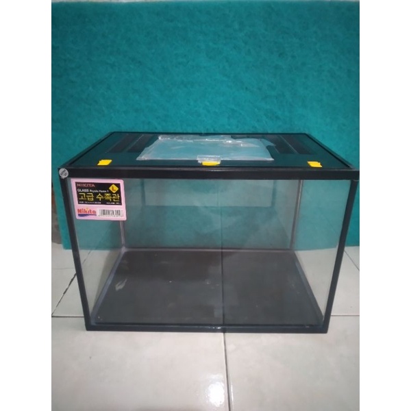 Jual Terarium aquarium kandang reptil tinggi + tutup size L (khusus grab instan) | Shopee Indonesia