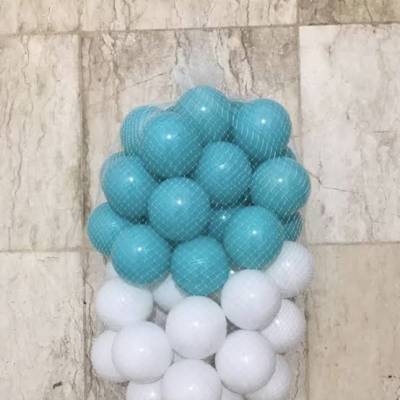 Jual mandi bola AQUATIC warna tosqa putih isi 100pcs - mainan anak anak ...