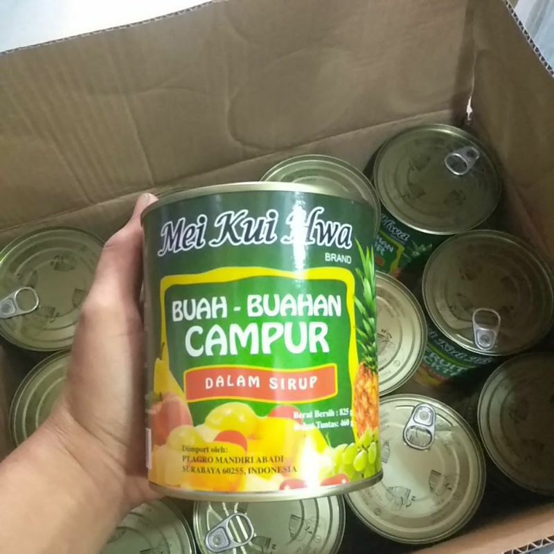 Jual buah campur kaleng (fruit cocktail in syrup) | Shopee Indonesia