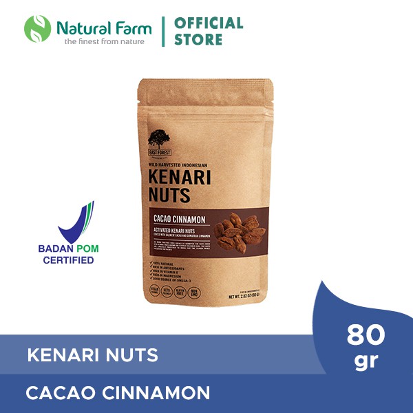 Jual Kenari Nuts East Forest Cacao Cinnamon - 80gr | Shopee Indonesia