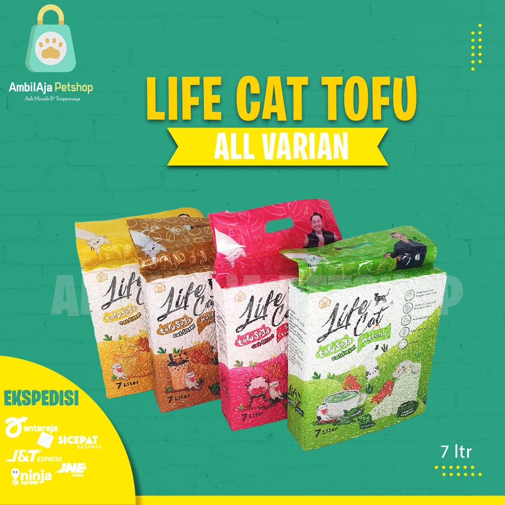 Jual LIFE CAT Pasir Kucing Gumpal Wangi Tofu LIFE CAT 7L 2,5Kg | Shopee ...