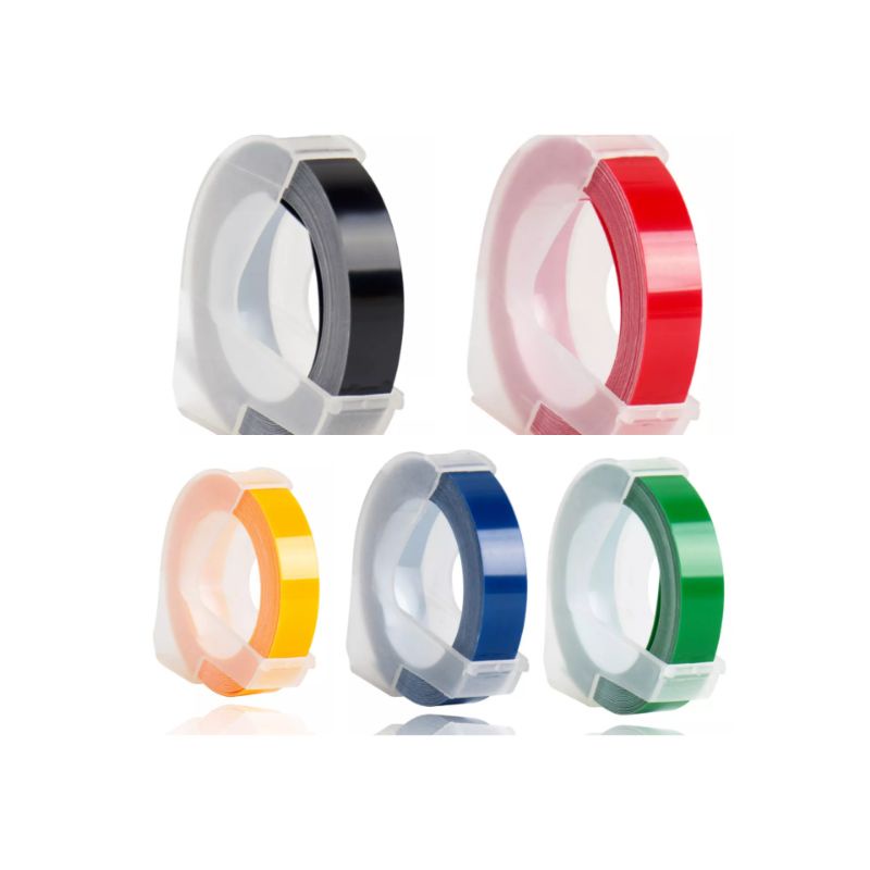 Jual Tape Dymo Motex Cidy Label Maker Emboss Panjang 3m Lebar 9mm merk ...