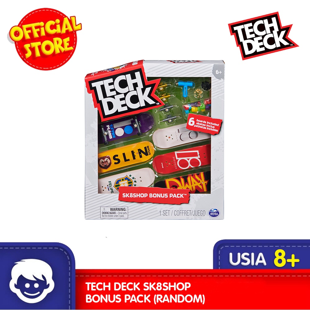 Jual Tech Deck SK8SHOP Bonus Pack (Random) | Shopee Indonesia