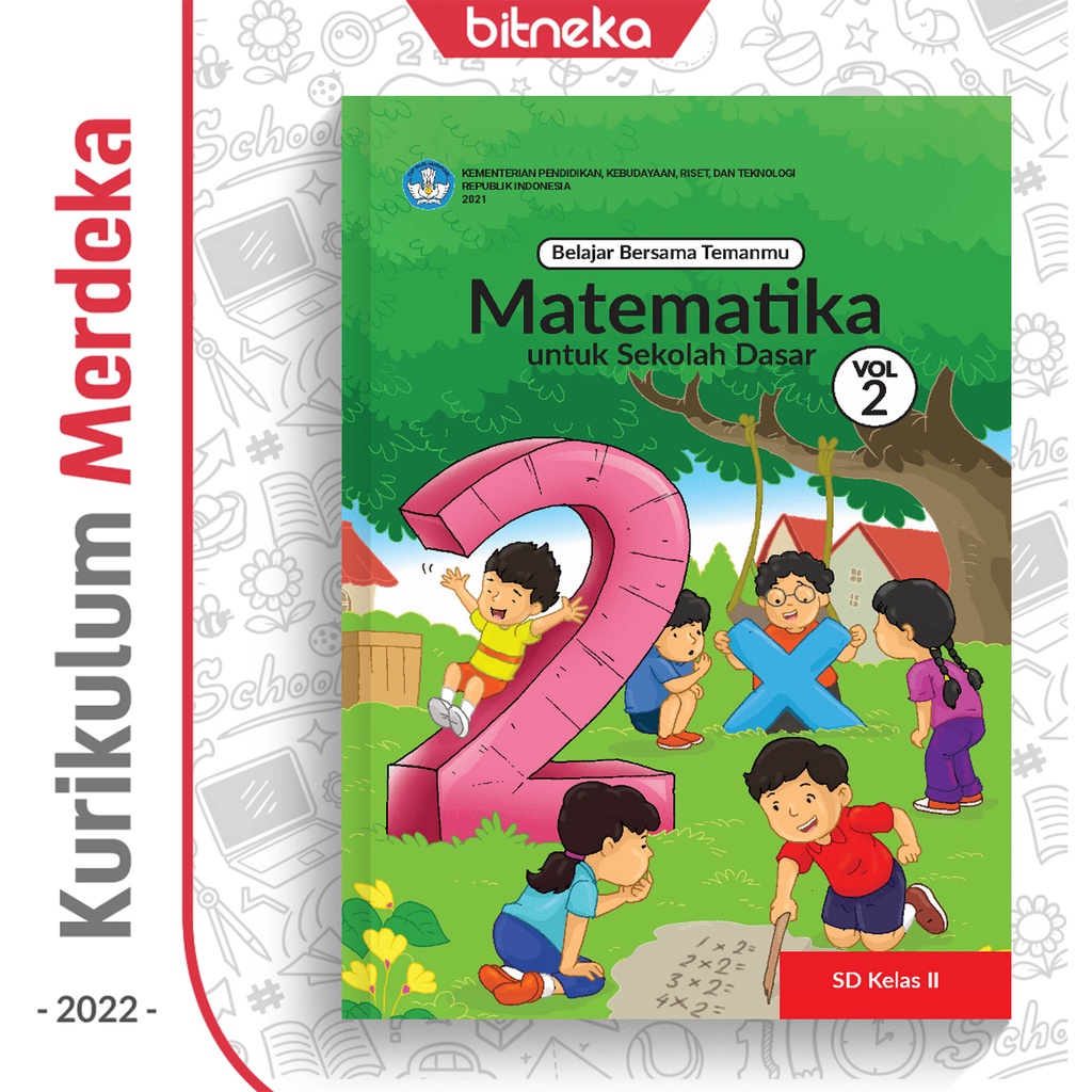 Jual Buku Siswa Belajar Bersama Temanmu : Matematika SD/MI Kelas 2 vol 2 Kurikulum Merdeka ...