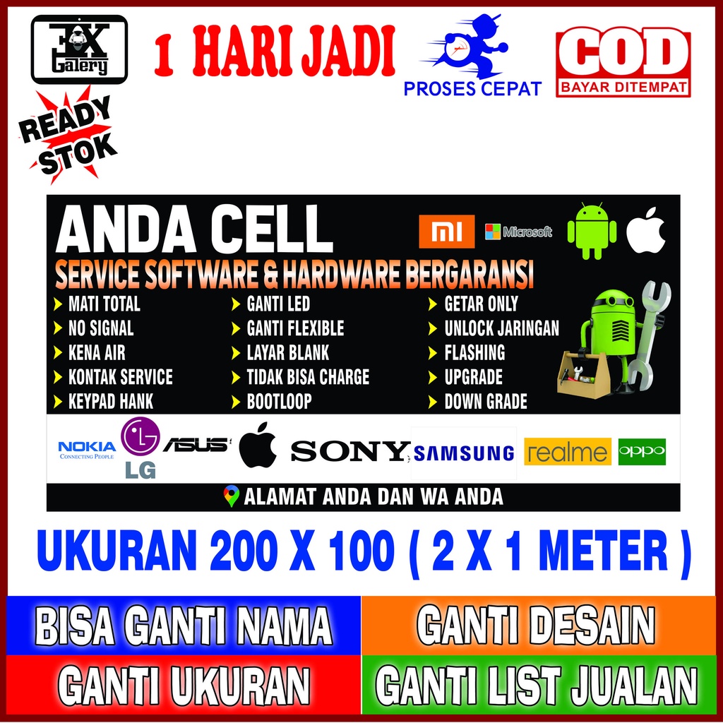 Jual (TERMURAH) SPANDUK BANNER KONTER, TOP UP GAME, SPANDUK GAME ...