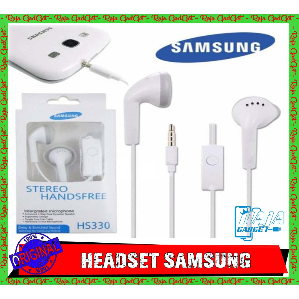 Jual Headset Samsung HS-330 (Include Mic) | Shopee Indonesia