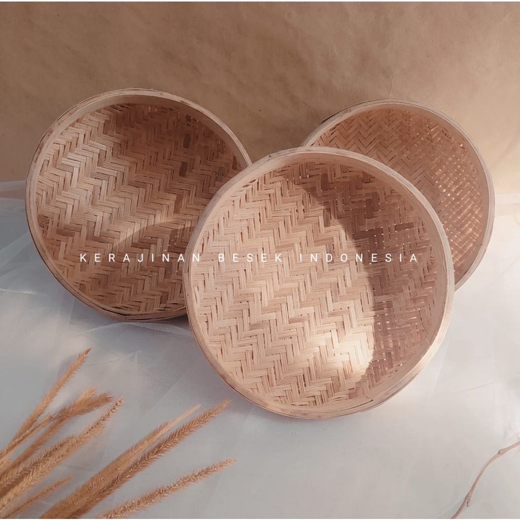 Jual CETHING NASI BAMBU diameter 19cm // Wakul nasi// Tempat nasi ...