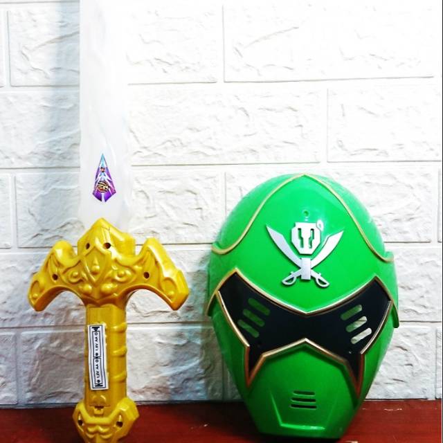 Jual Topeng super hero/topeng power rangers /pedang LED | Shopee Indonesia
