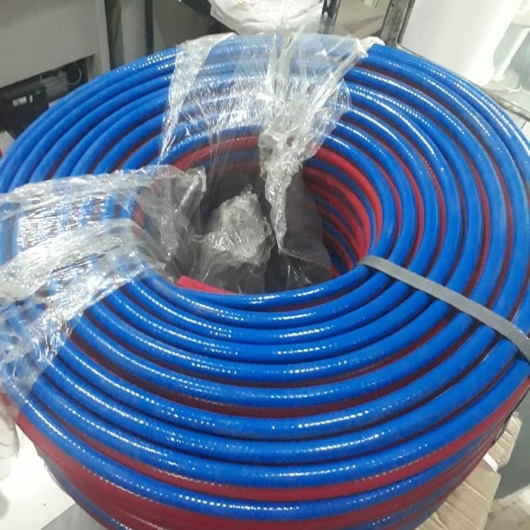 Jual SELANG LAS DOBEL / SELANG BLENDER KARET / SELANG LAS MERAH - BIRU ...