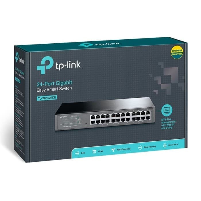 Jual T-PLINK TPLINK TL-SG1024DE Switch 24 Port Gigabit Easy Smart ...
