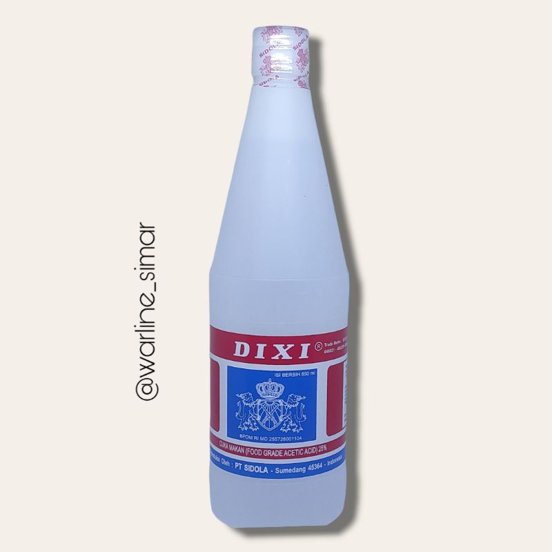 Jual Cuka Makan Dixi Botol 650ml | Shopee Indonesia